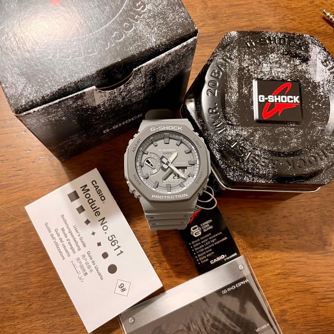 “Casioak” G-Shock Earth Tone Color Series Carbon Core Guard Matte Grey ...