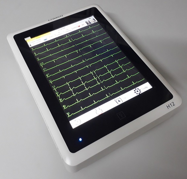 COMEN H12 ECG Machine ( 12 - Channel ) FULL Touch Screen, Health & Nutrition, Assistive ...