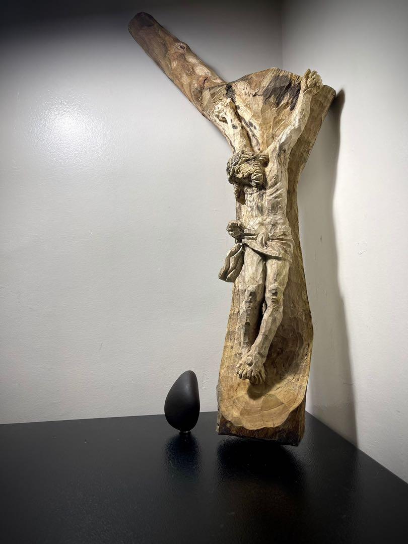 Crucifix sculpture / Art by Pio Fadul, Furniture & Home Living ...