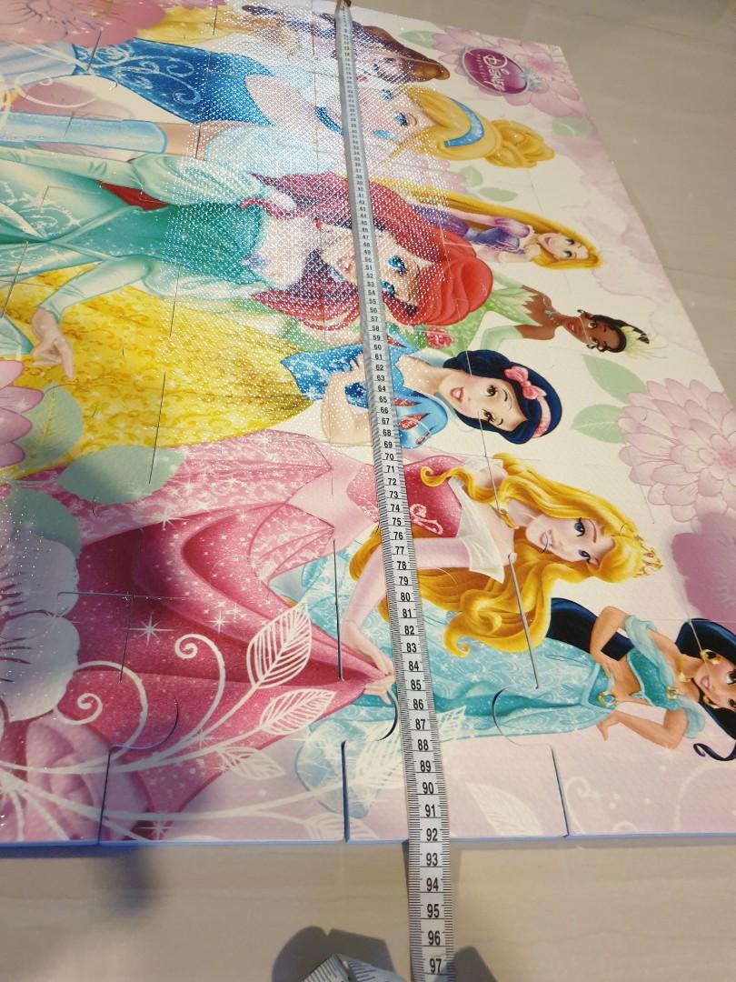 Disney Princess Puzzle Floor Mat, Hobbies & Toys, Toys & Games on Carousell