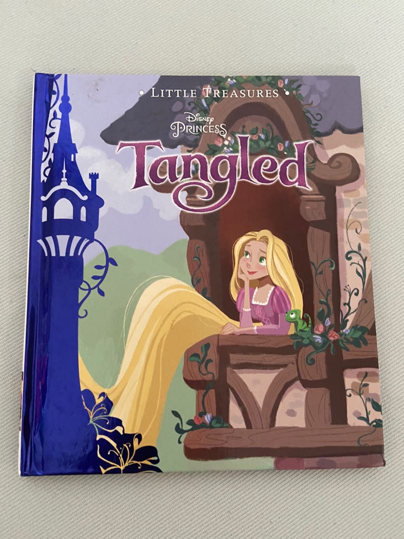 Disney Tangled Rapunzel story book 長髮公主, 興趣及遊戲, 書本 & 文具, 小說 & 故事書 ...