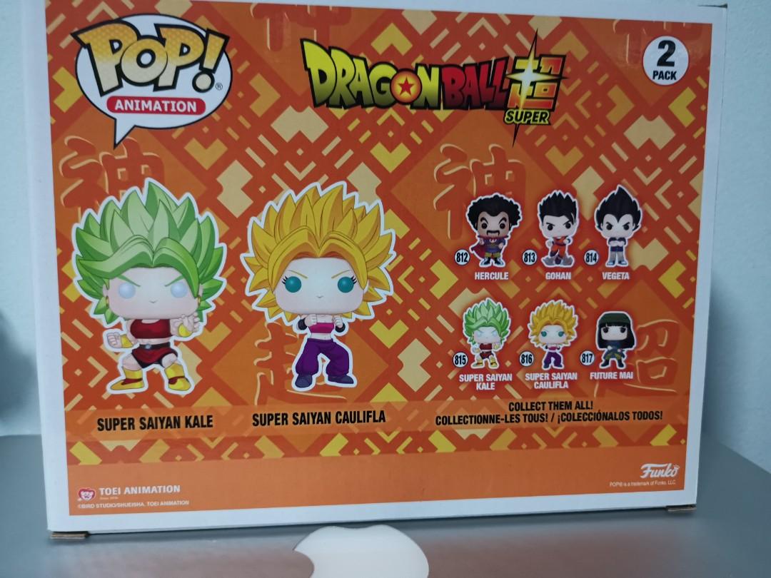 DragonBall FUNKO POP SS KALE & SS CAULIFLA Funimation Exclusive 2 pack ...