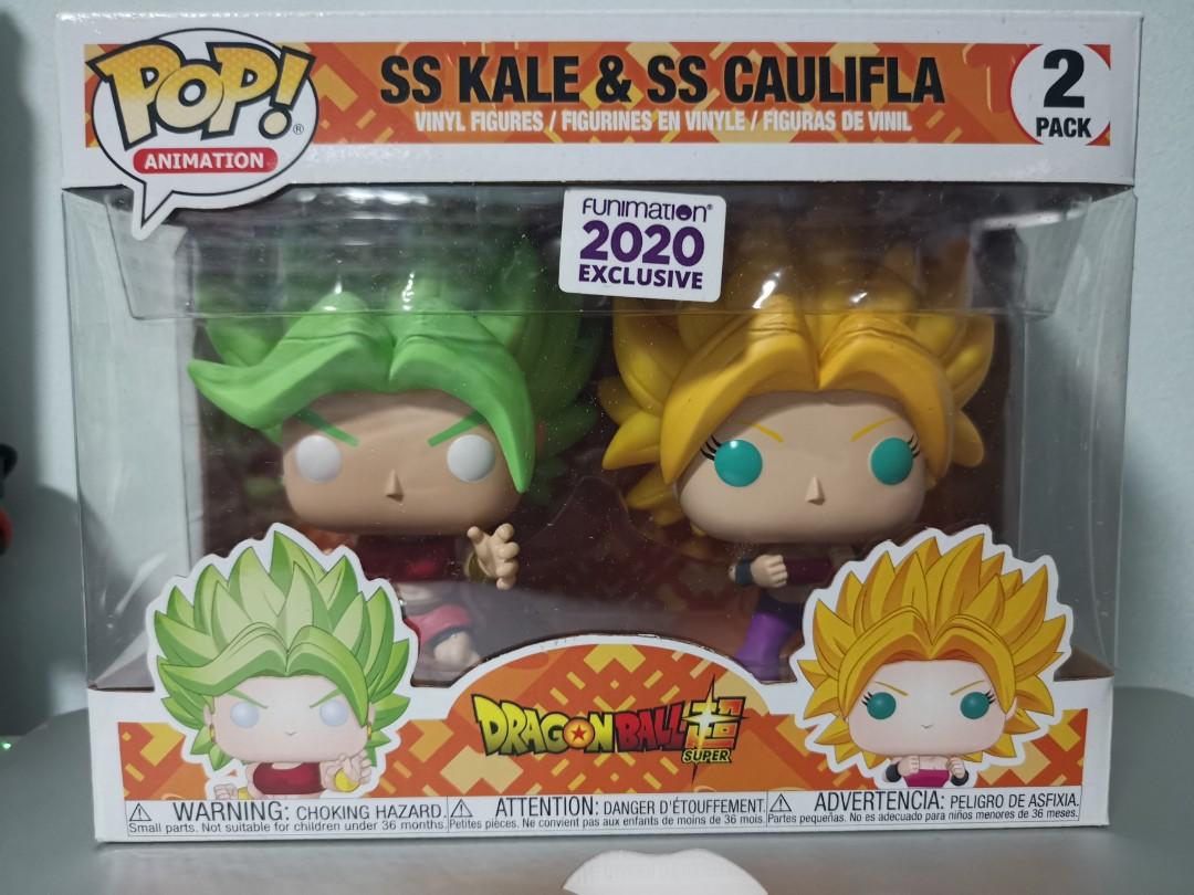 DragonBall FUNKO POP SS KALE & SS CAULIFLA Funimation Exclusive 2 pack ...