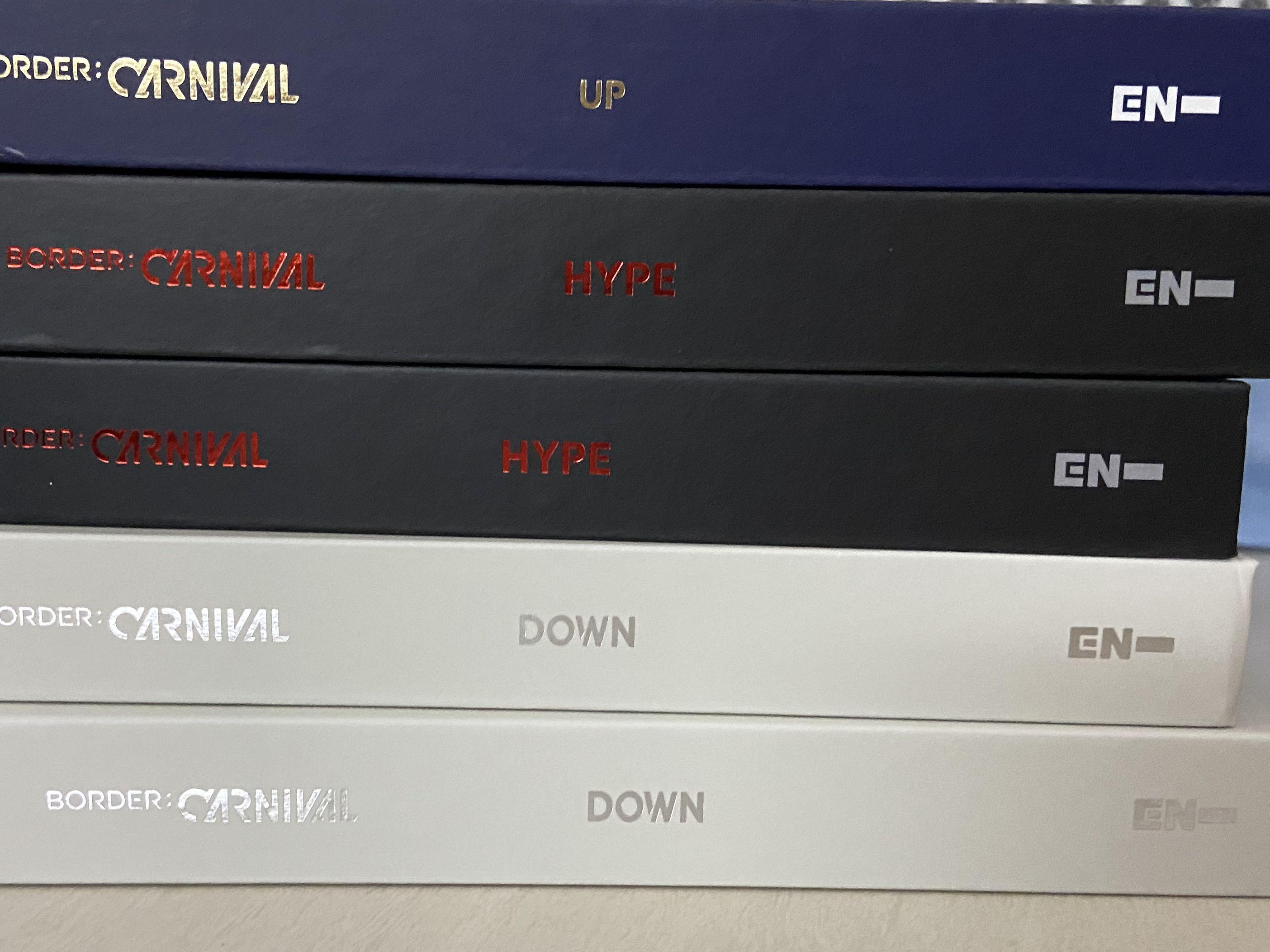 enhypen border carnival albums, Hobbies & Toys, Memorabilia ...