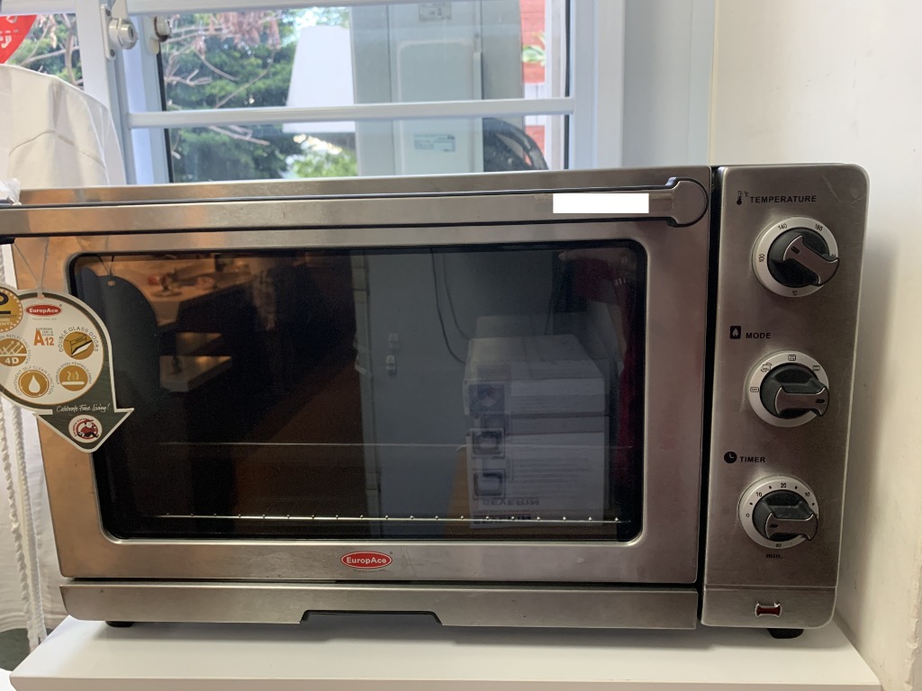 EuropAce 31L Double Glass Electric Convection Oven, TV & Home ...