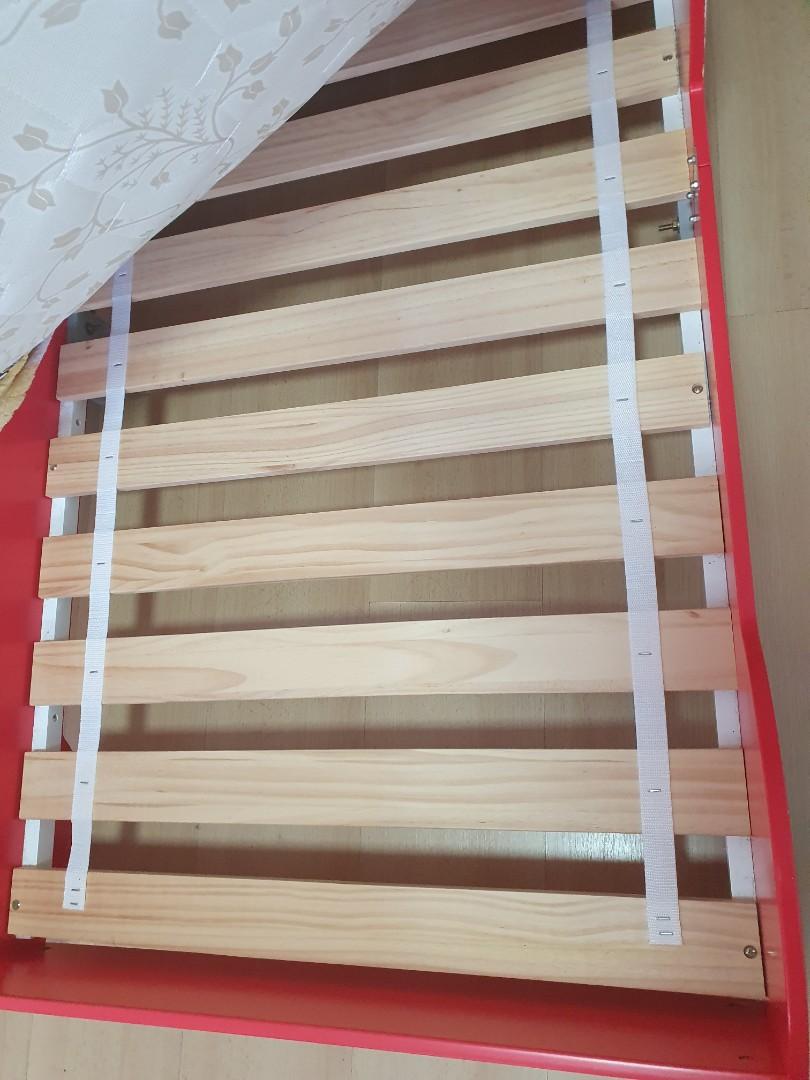 Firetruck cot with mattress, Babies & Kids, Baby Nursery & Kids ...