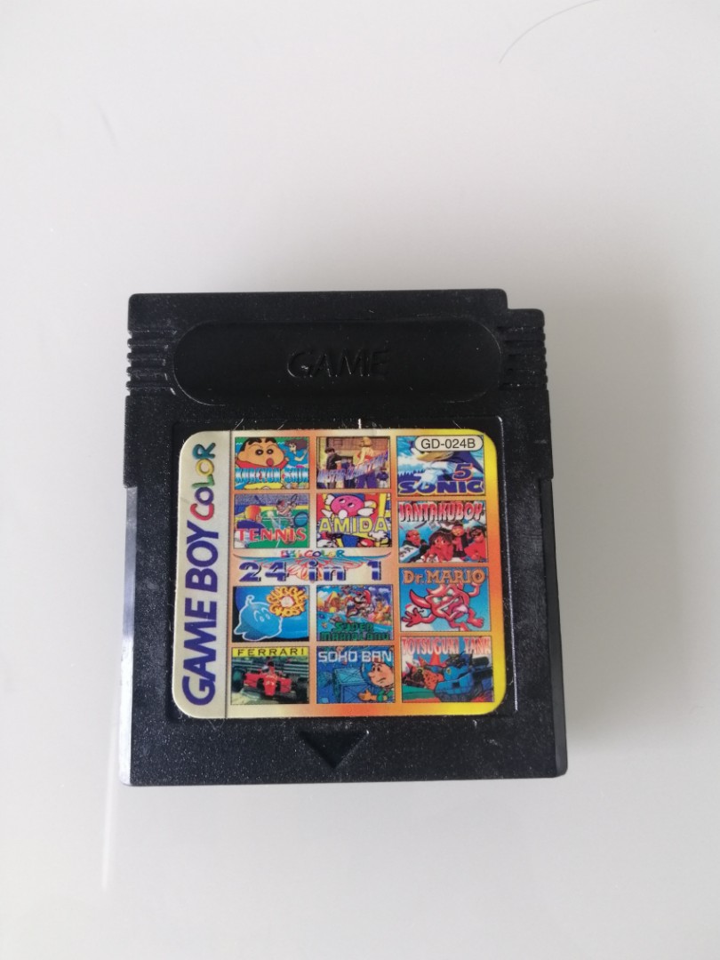 Gameboy Cartridges Game boy 24 in 1, Video Gaming, Video Games ...