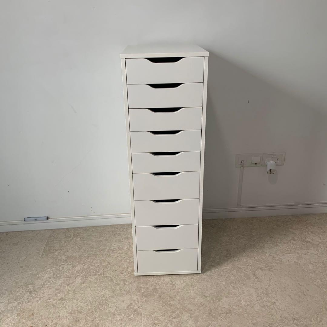 IKEA Alex 9 drawer cabinet, Furniture & Home Living, Furniture, Shelves ...