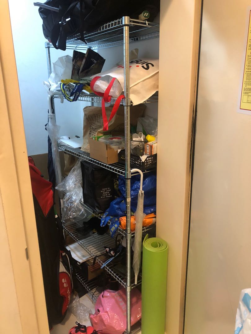 IKEA Omar rack/shelving (6 levels), Furniture & Home Living, Furniture ...