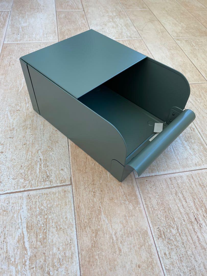 Ikea Rejsa Storage box Stationary Army Green, Furniture & Home Living ...
