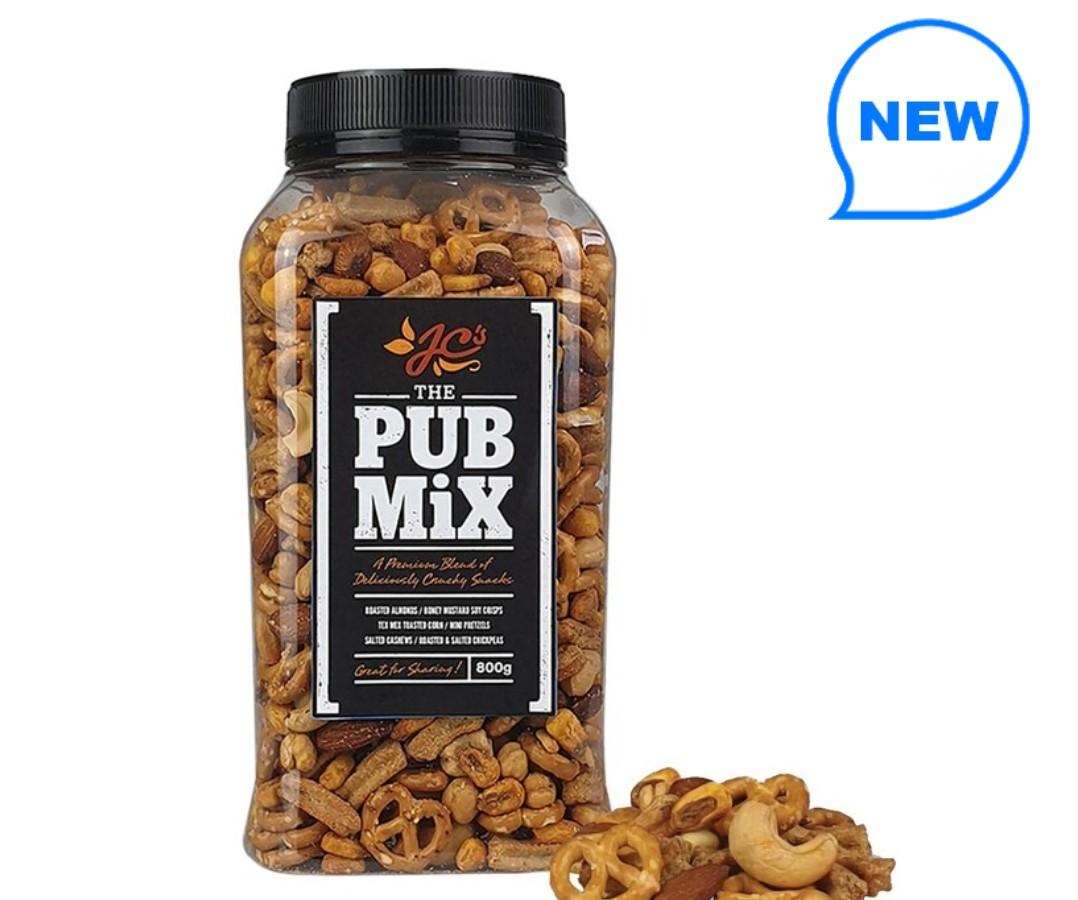 J.C.'s Pub Mix 800G J.C.'S 綜合堅果脆餅派對桶 800公克, 健康及營養食用品, 健康補充品, 健康補充品 - 保健 ...