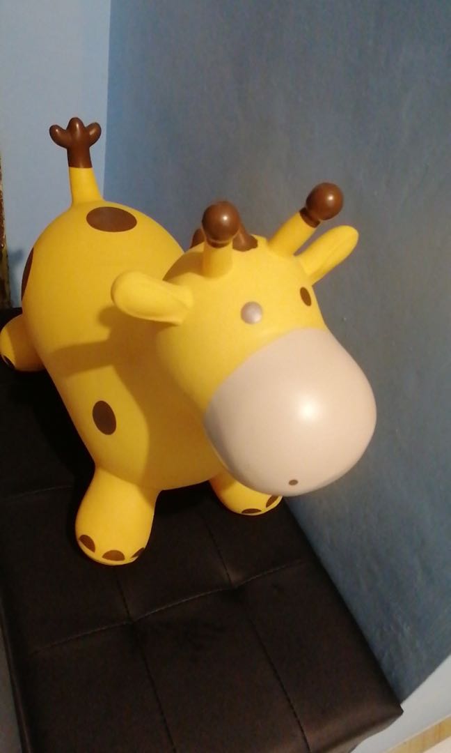 Jumping Bouncing Giraffe ride on, Babies & Kids, Infant Playtime on ...