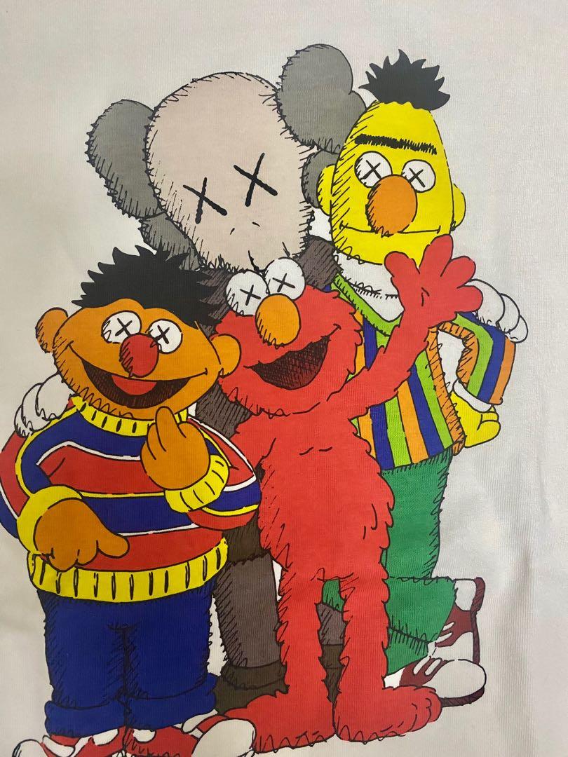KAWS ELMO FAM, Men's Fashion, Tops & Sets, Tshirts & Polo Shirts on ...