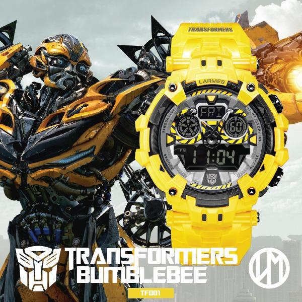 Larmes Bumblebee Transformers Watch (LM-TF001), Men's Fashion, Watches ...