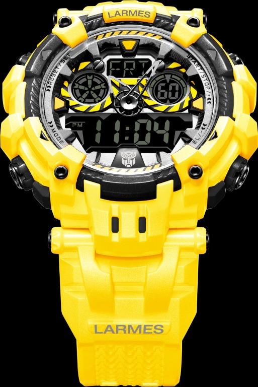 Larmes Bumblebee Transformers Watch (LM-TF001), Men's Fashion, Watches ...