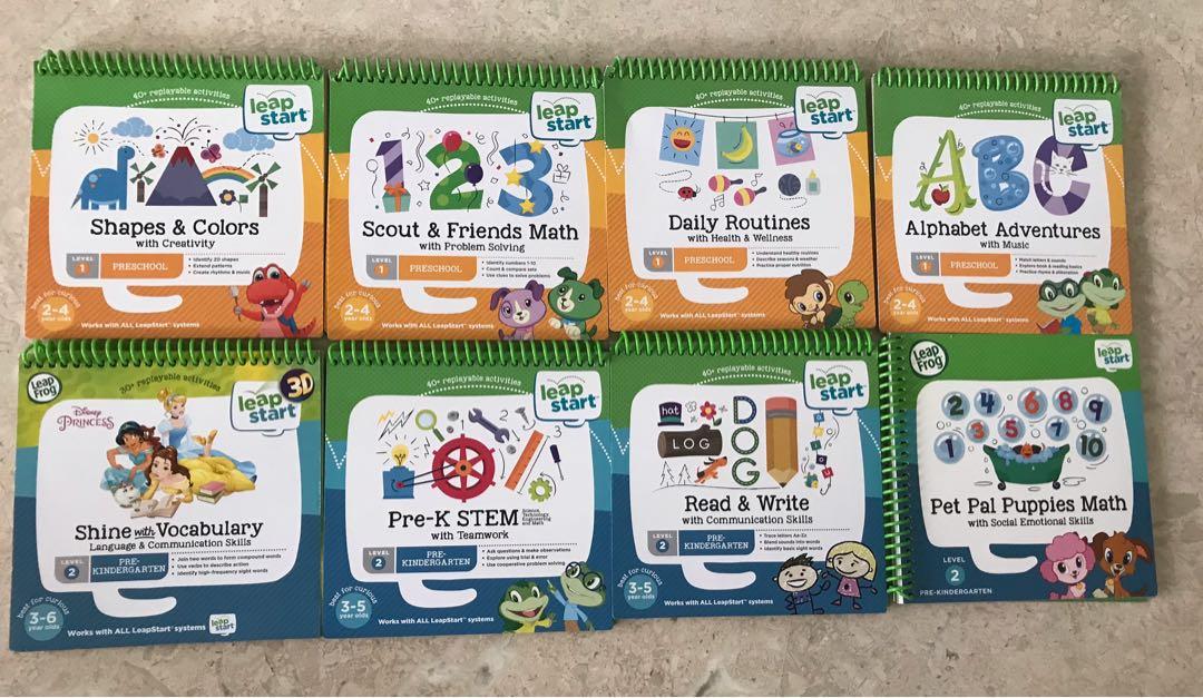 Leapstart activity books level 1 and 2, Hobbies & Toys, Toys & Games on ...