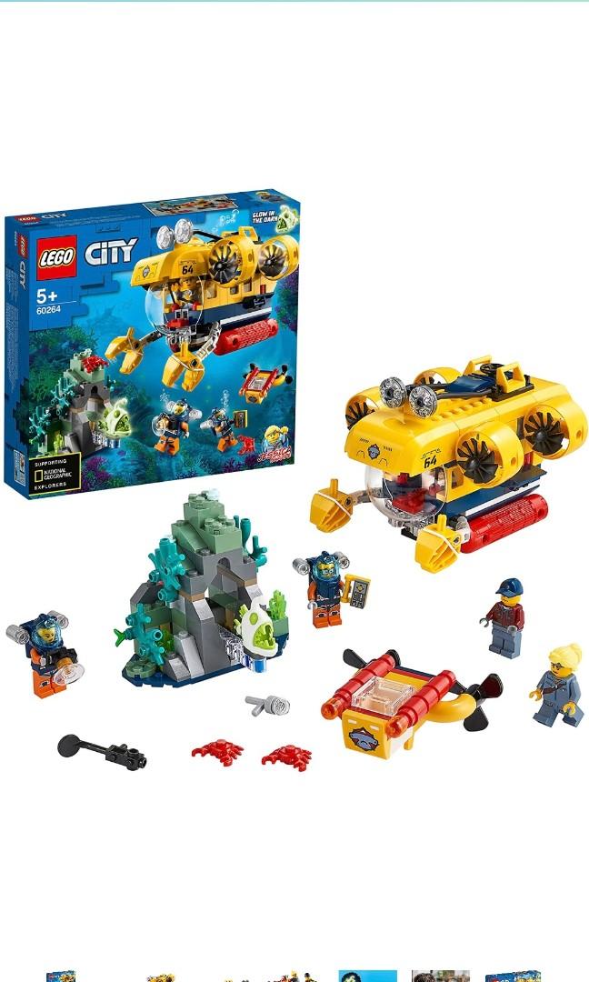 LEGO City Oceans 60264 Ocean Exploration Submarine Building Kit ...