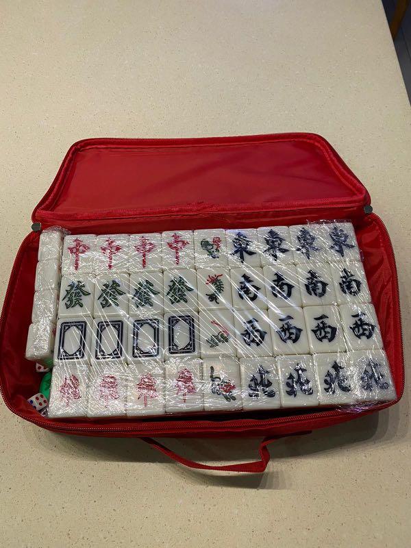 Mahjong Tiles Set (Jade white), Hobbies & Toys, Toys & Games on Carousell