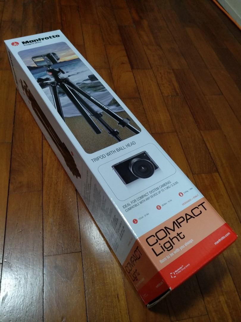 Manfrotto Compact Light Tripod, Photography, Photography Accessories ...