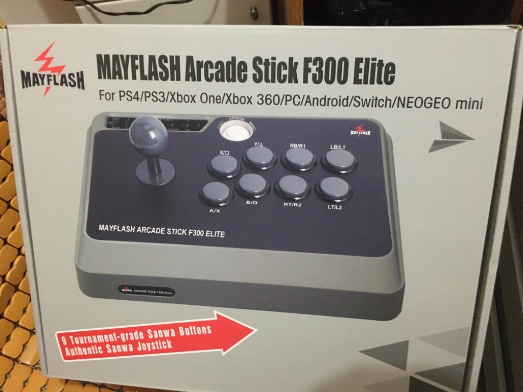 Mayflash F300 Elite Arcade Joystick 街機格鬥杆大手制, 電子遊戲, 遊戲機配件, 手掣 - Carousell