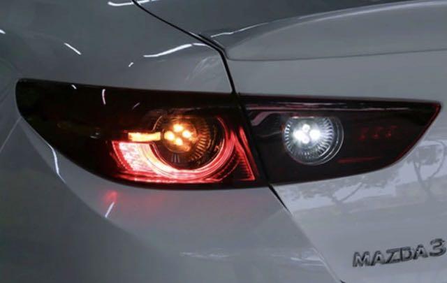 Mazda 3 Sedan Rear Lights (2019 - 2023) M-Hybrid Tail lights, Car ...