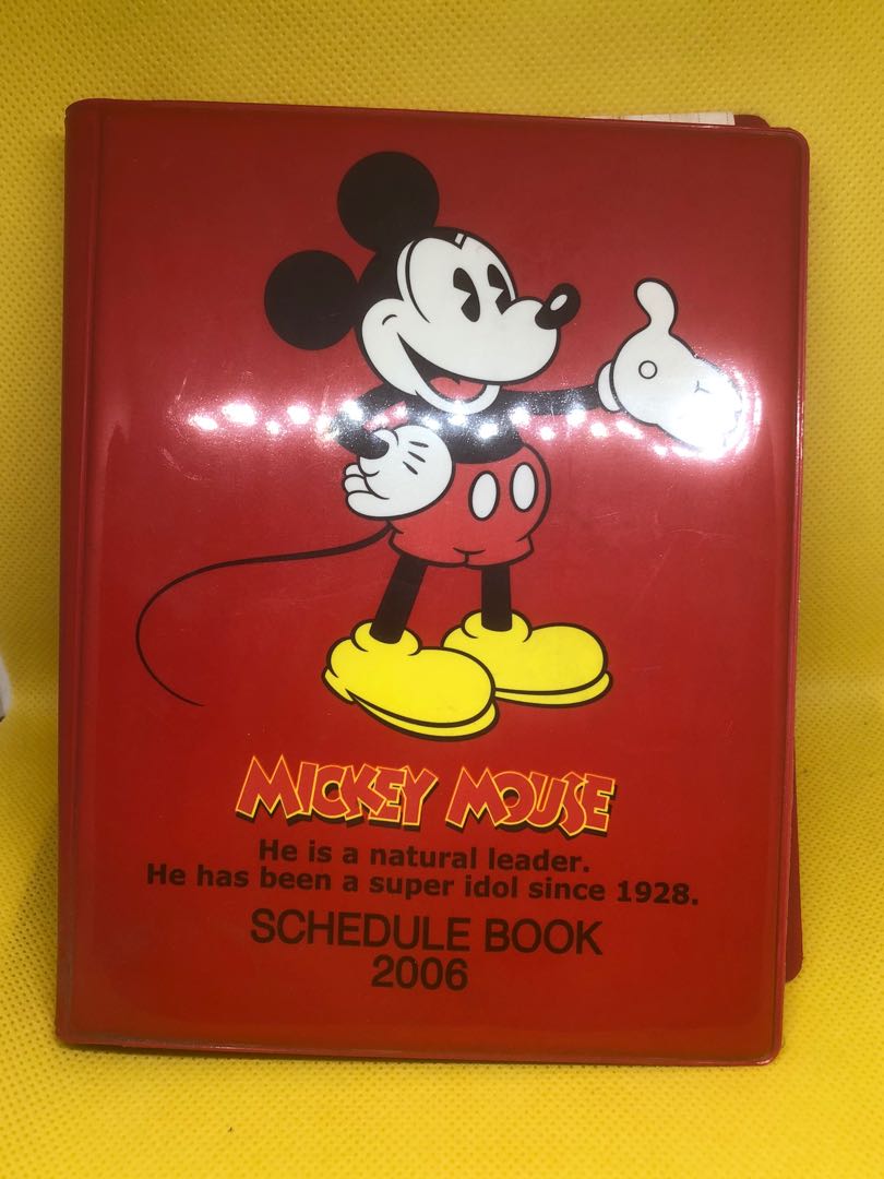 Mickey Mouse Schedule Book from 2006, Hobbies & Toys, Memorabilia ...