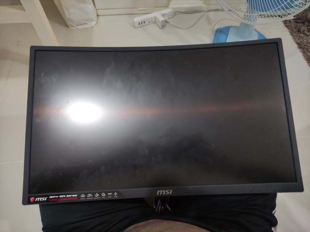 MSI G24 Series Curved Gaming Monitor, Computers & Tech, Parts ...