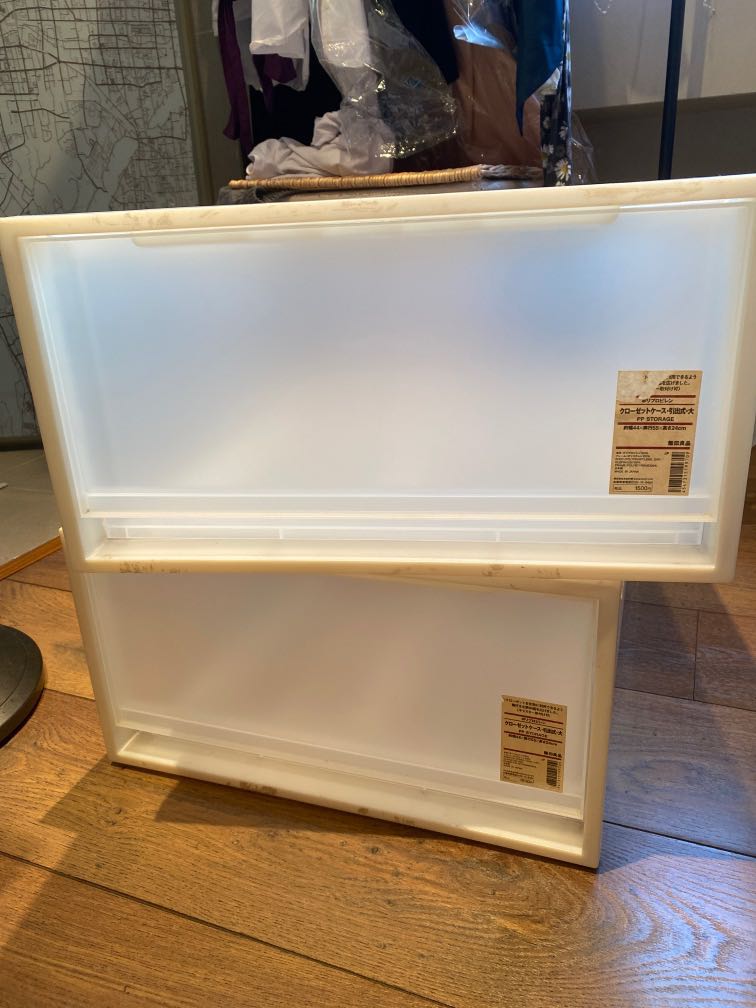 Muji storage box, Furniture & Home Living, Furniture, Shelves, Cabinets ...