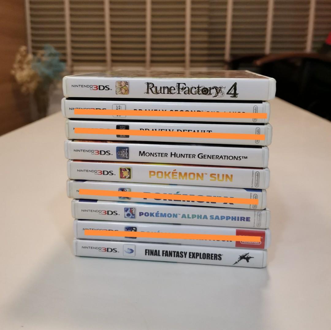 "New" Nintendo 3DS XL (used) set with 3 games, Video Gaming, Video ...