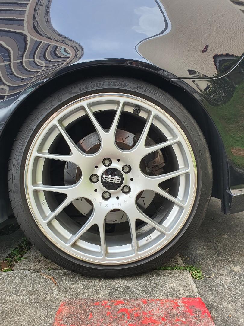 Original 19 inch BBS CH-R MotorSports Rims, Car Accessories, Tyres ...