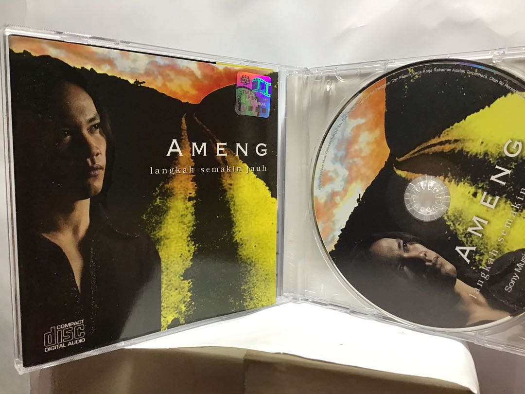 ORIGINAL 2003 PRESS Ameng - Langkah Semakin Jauh OOP SONY CD Anubis ...