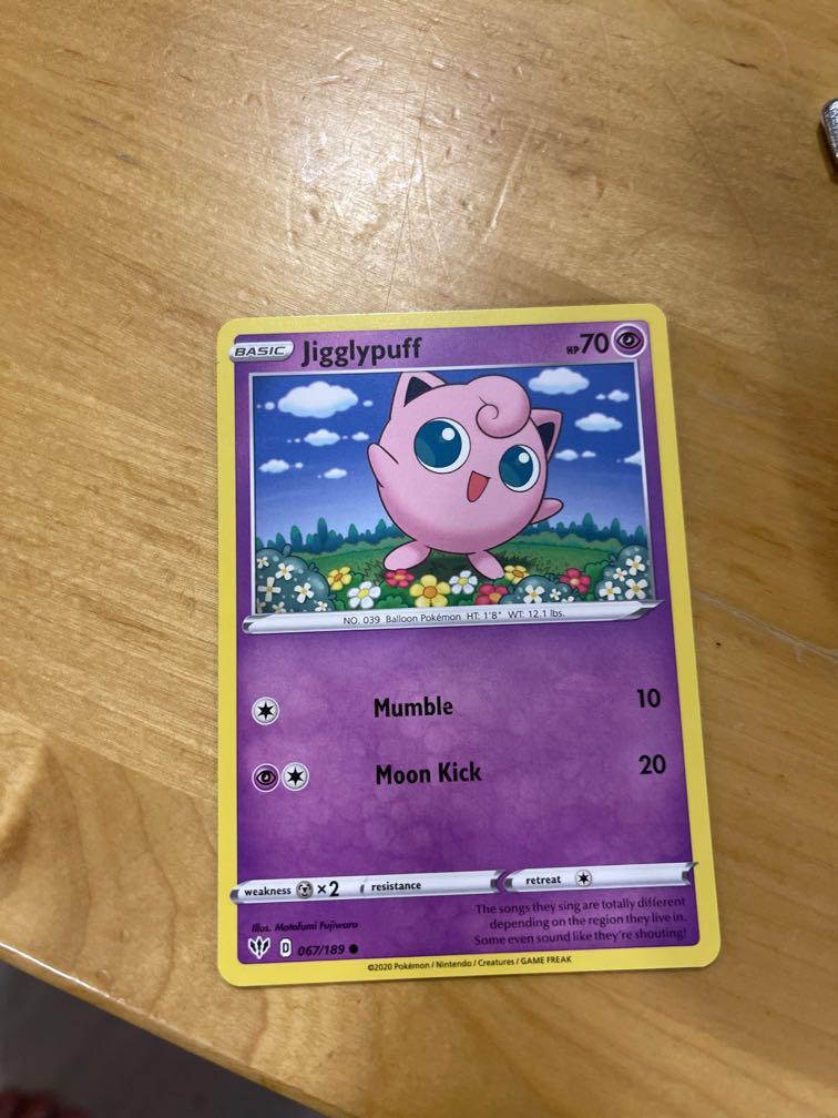 Original Pokemon Jiggly Puff, Hobbies & Toys, Toys & Games on Carousell