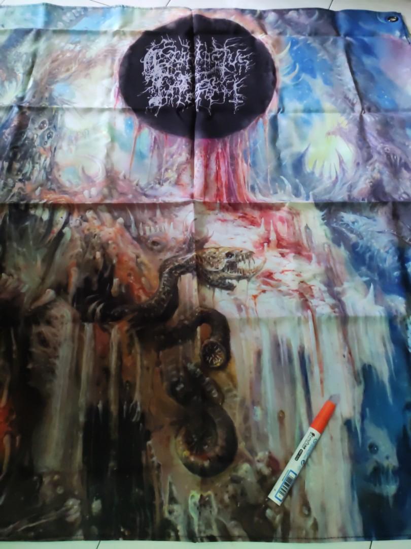 Prosanctus Inferi Noctambulous Jaws tapestry flag, Men's Fashion ...