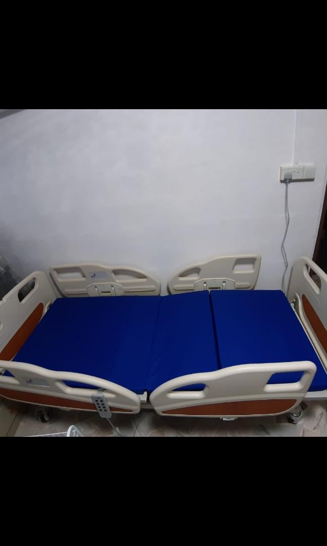 Remote controlled hospital bed, Furniture & Home Living, Furniture, Bed ...