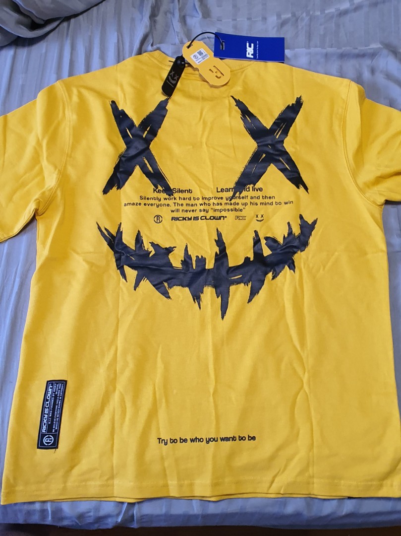 RICKY IS CLOWN oversize T, Men's Fashion, Tops & Sets, Tshirts & Polo ...
