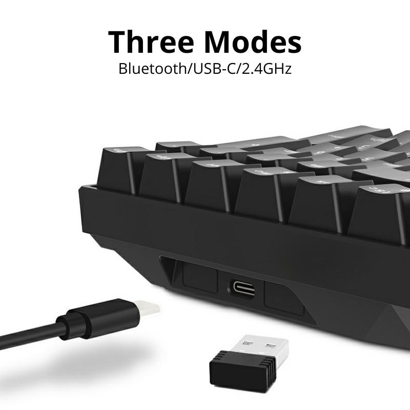 RK860 Bluetooth/Wired Hot Swappable 1800 Compact Full Sized Royal ...