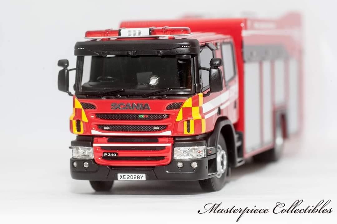 SCDF 1/43 FROST Fire & Rescue Operations Support Tender SG Resin Model ...