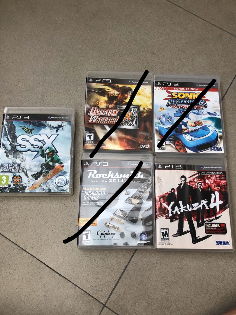 Sony Playstation PS3 Games Rare, Video Gaming, Video Game Consoles ...