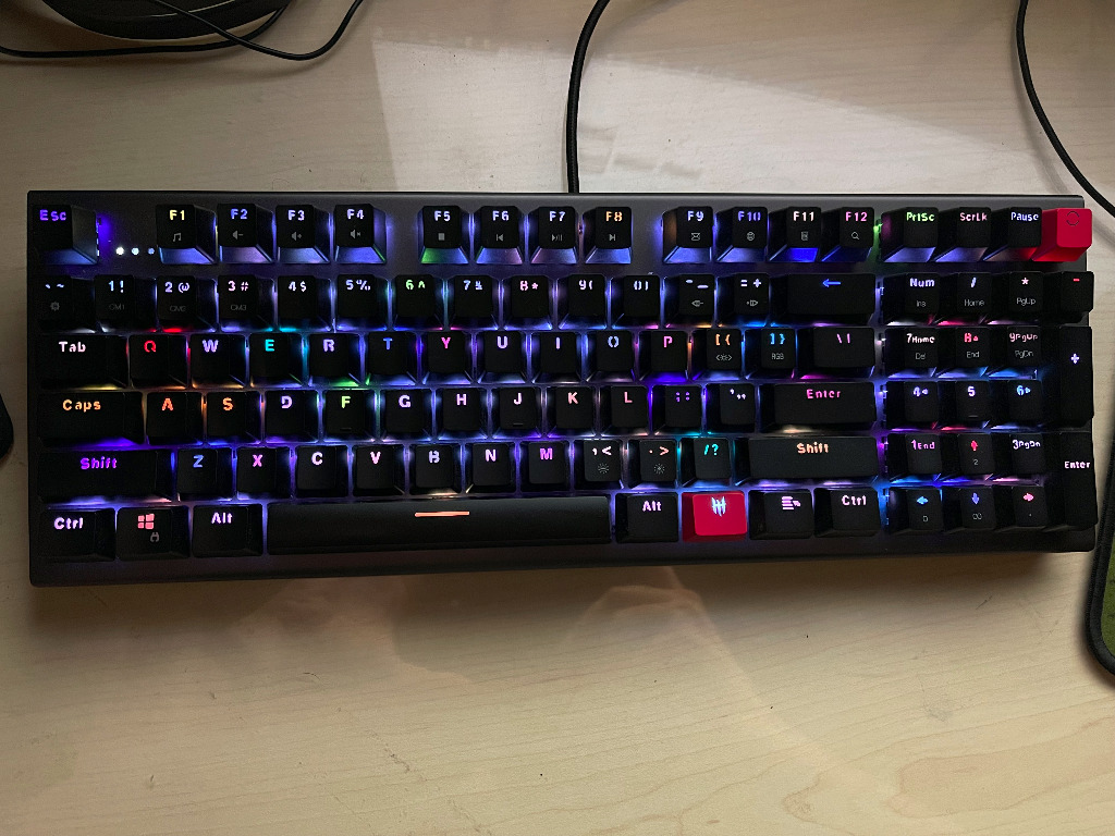 Tecware Phantom 96 Hybrid RGB Keyboard - Mechanical Outemu Low Profile ...