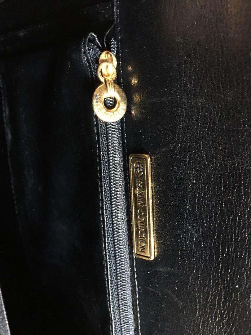 Vintage esquire crocodile skin handbag, Women's Fashion, Bags & Wallets ...