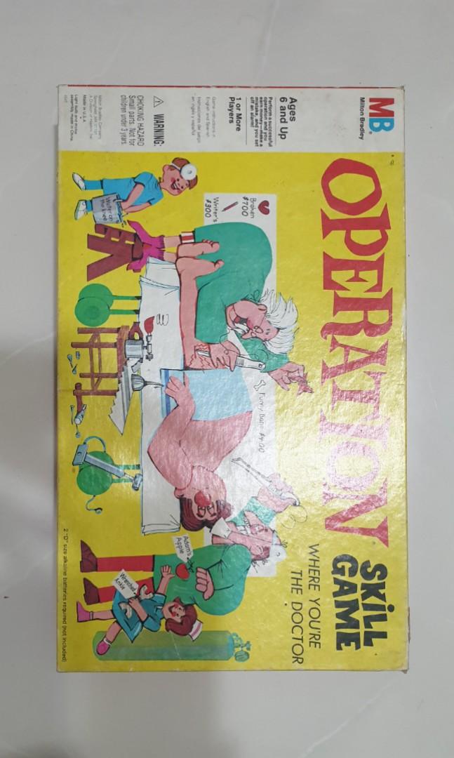 Vintage operation game (first edition), Hobbies & Toys, Memorabilia ...