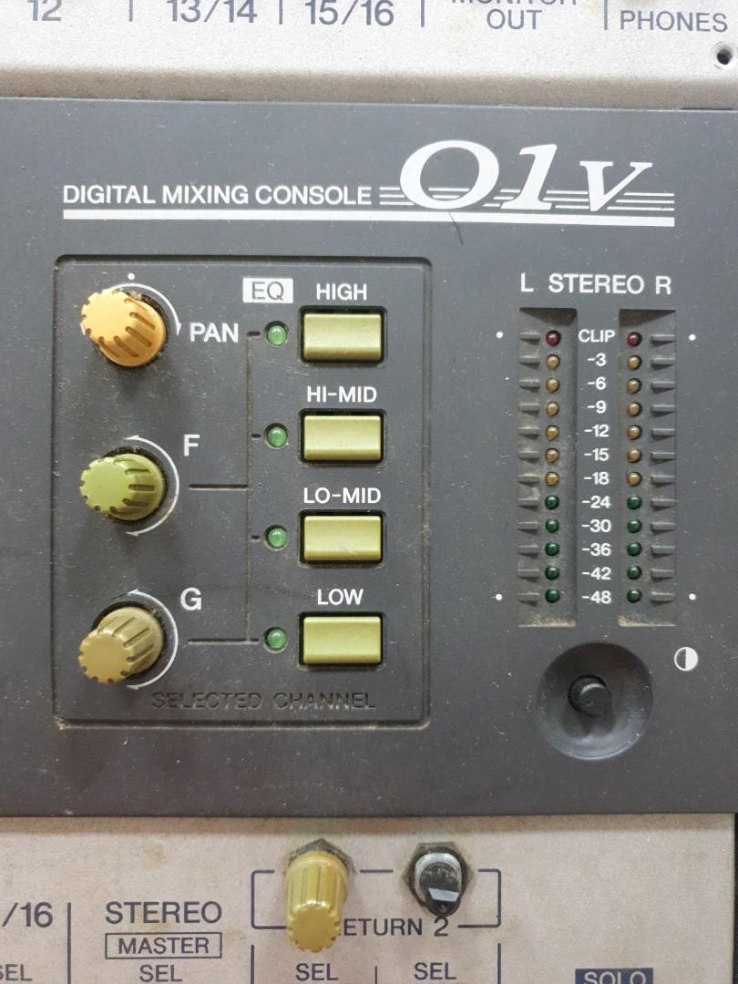 Yamaha 01V digital Mixing Console, Audio, Other Audio Equipment on Carousell