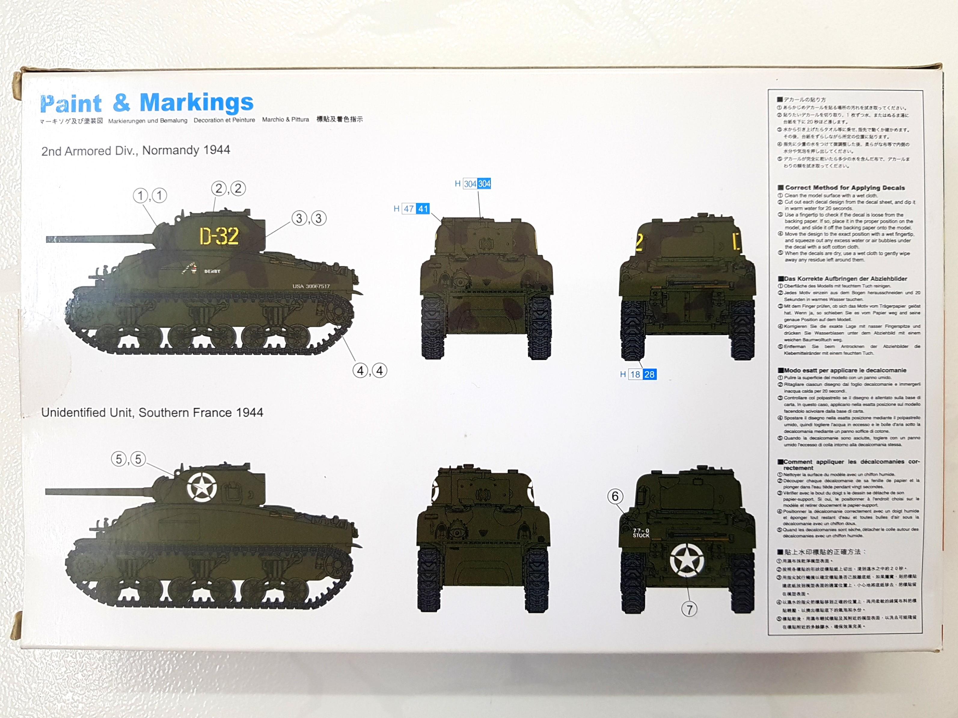 1/72 Dragon Armor Pro #7568 US Medium Tank M4A1 Sherman Normandy 1944 c ...