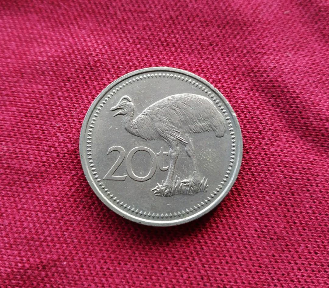1987 PAPUA NEW GUINEA PNG TWENTY TOEA COIN - 20 T, Hobbies & Toys ...