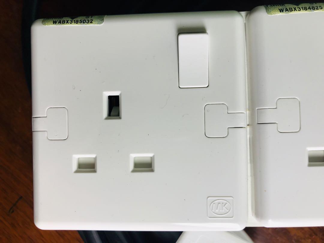 2 GANG Metal Clad HEAVY DUTY TRAILING SOCKET EXTENSION 20 METER 23/076 ...