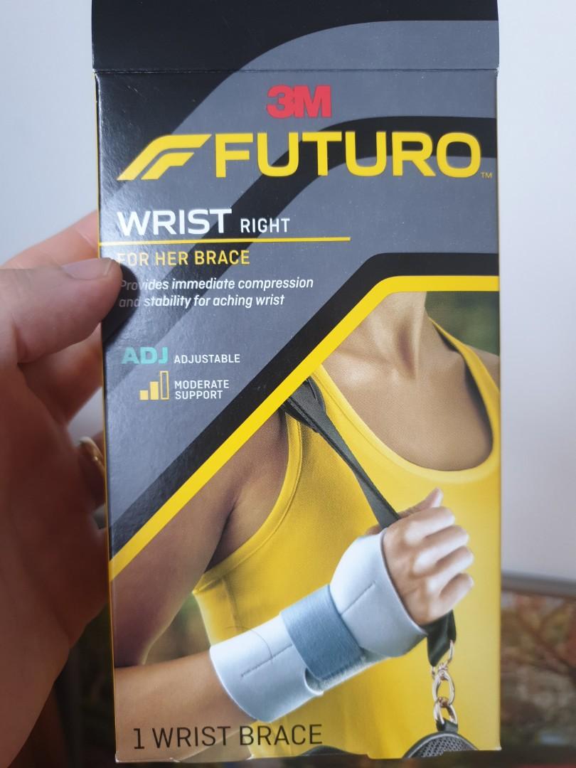 3M Futuro Wrist Brace, Health & Nutrition, Braces, Support & Protection ...