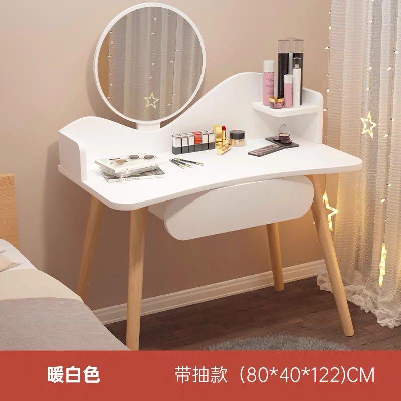 80cm Simple Dressing Table with mirror & drawer, Furniture & Home ...