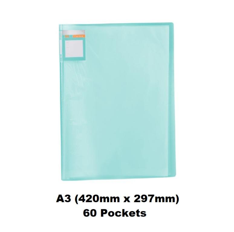 A3 Display Book Pocket Folder Plastic Folder 60 Pockets Clear Folder ... A3 Display Book Pocket Folder Plastic Folder 60 Pockets Clear Folder ...