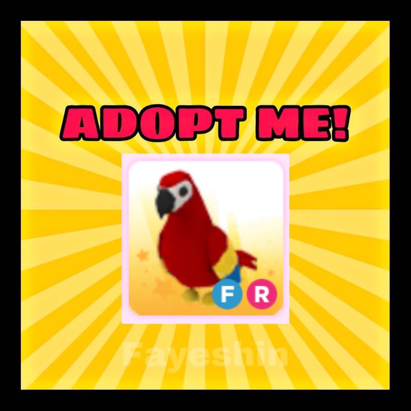 Adopt Me Legendary Fly Ride Parrot FR, Video Gaming, Video Games ...