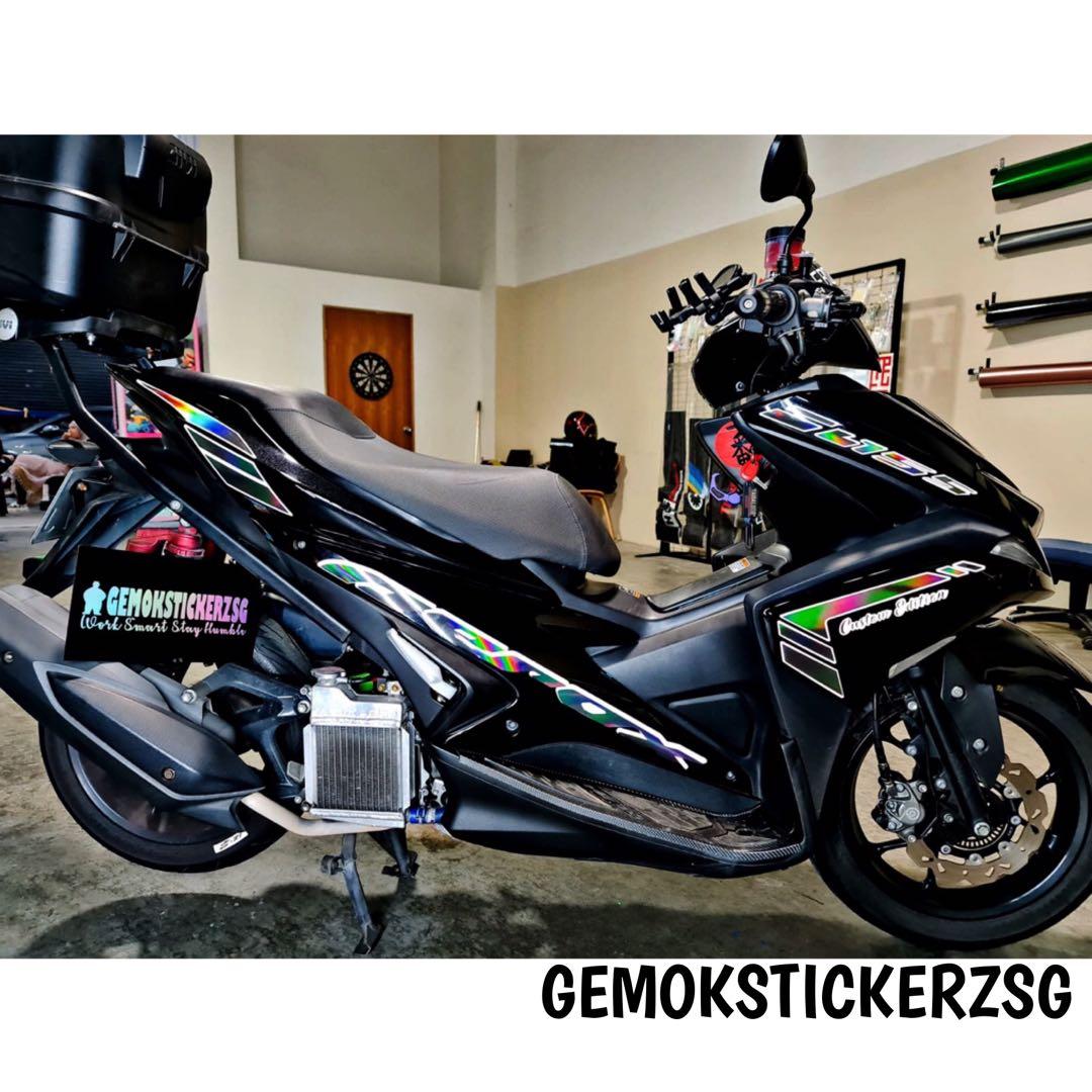 AEROX CUSTOM BIKE DECAL, Motorcycles, Motorcycle Accessories on Carousell